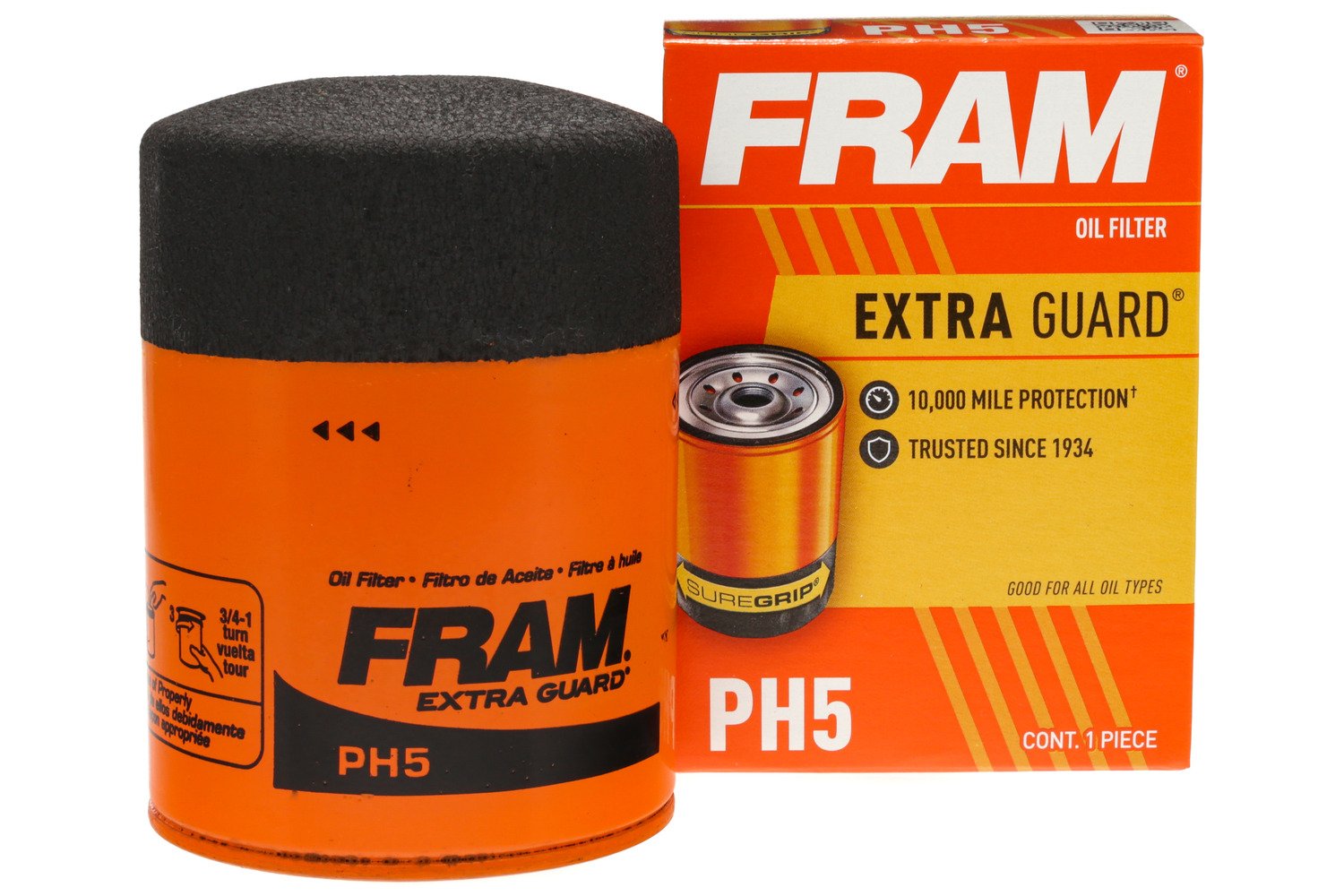 Fram Ph5 Extra Guard Passenger Car Spin-On Oil Filter | Autoplicity
