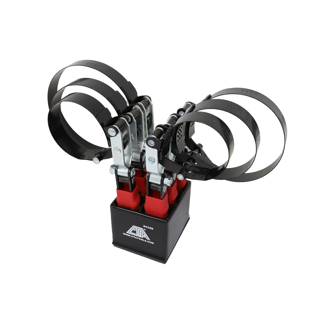 CTA Manufacturing 4326 6 Piece Oil Filter Wrench Set with Stand ...