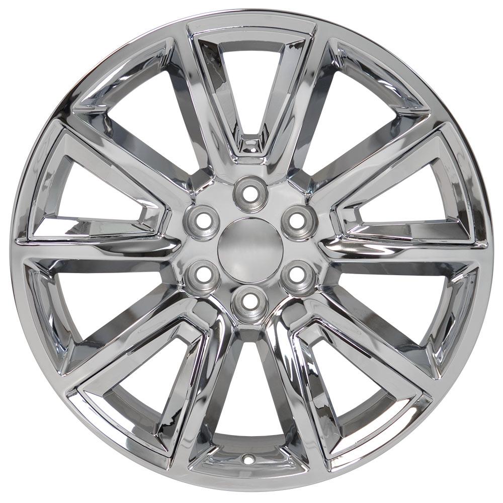 OE Wheels 9505985 20" Replica Wheel Cv73 Fits Chevrolet Tahoe Rim 20x8.5 Chrome Wheel | Autoplicity