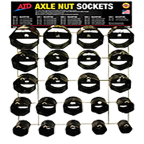 ATD Tools and Supplies 11293 22 Pc. Axle Nut Socket Display | Autoplicity