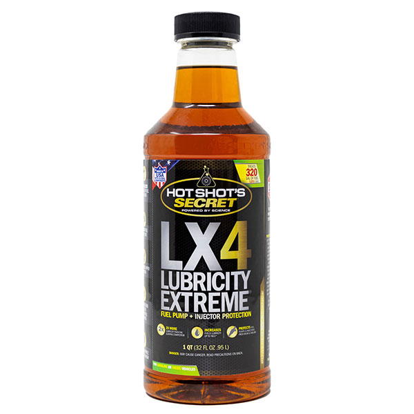 Hot Shots LX432Z Lx4 Lubricity Extreme 32 Ounce Bottle, Clear, Yellow ...
