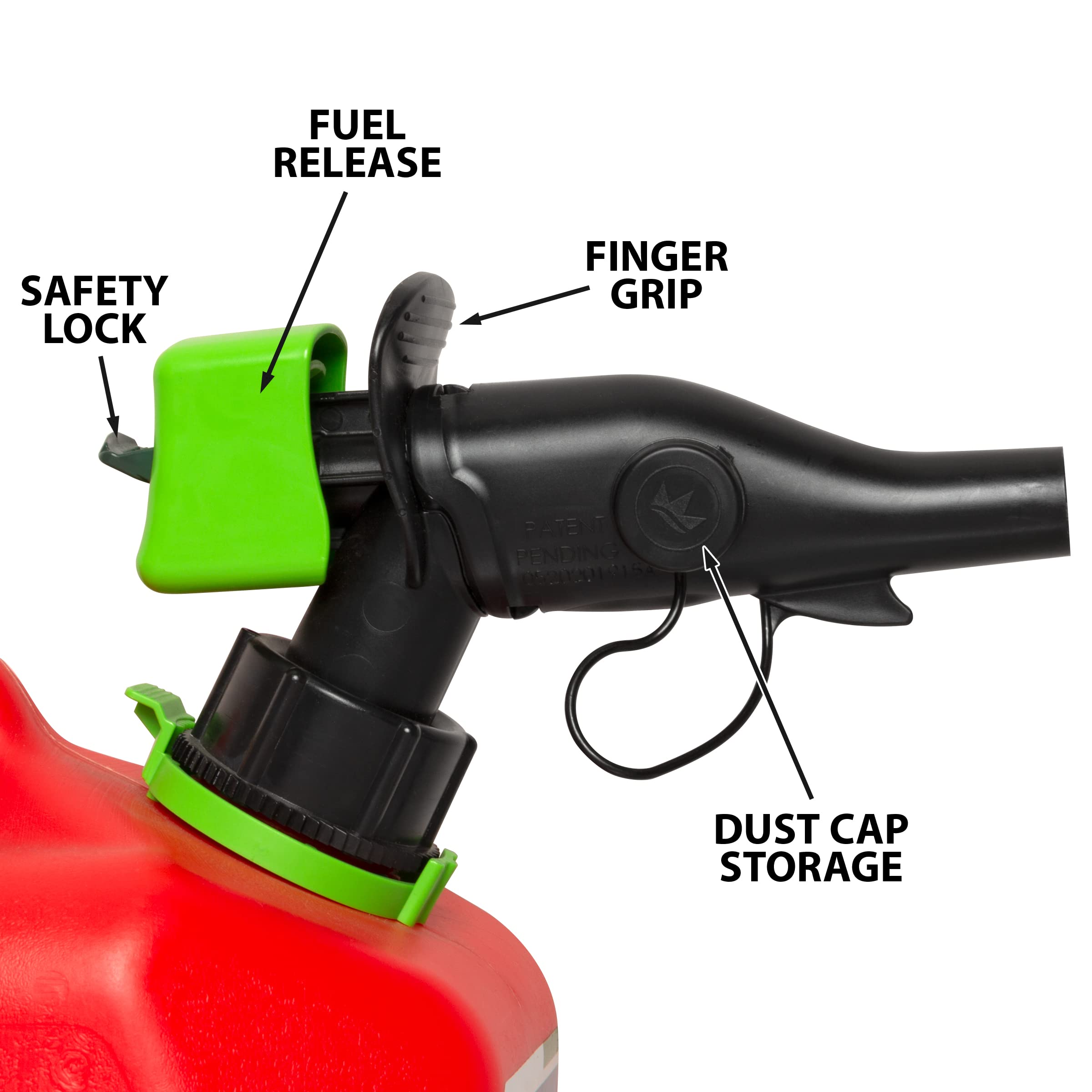 Scepter FR1G152 Fuel Container with Spill Proof Smart Control Spout ...
