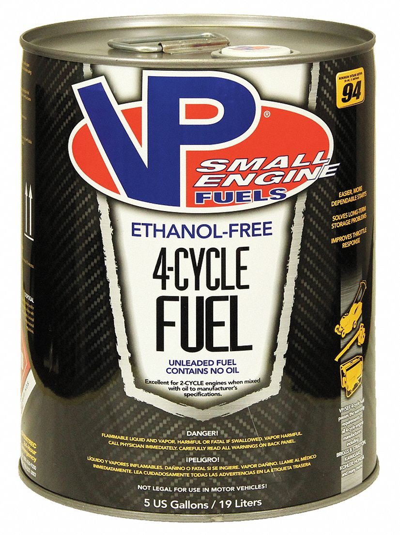 VP Racing 6202 Ethanol-Free JASO-FD 4-Cycle Small Engine Fuel - 5 GAL ...