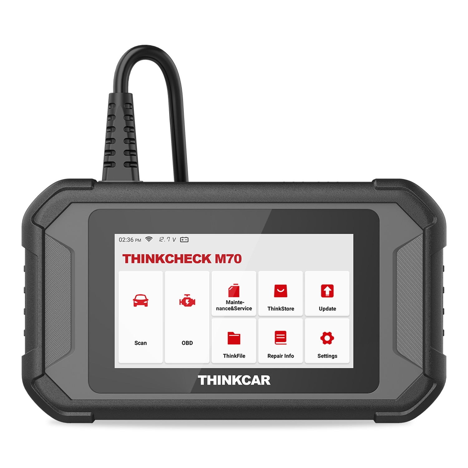 Thinkcar 3.03.02.0049 THINKCHECK M70 - 5in Full System OBD2 Scanner Car ...