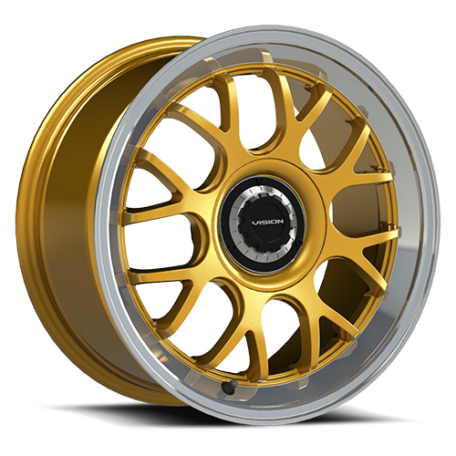 Vision Wheel 478-6814GOML38 478 Alpine 16x8 5x108/5x4.5" +38mm Gold ...