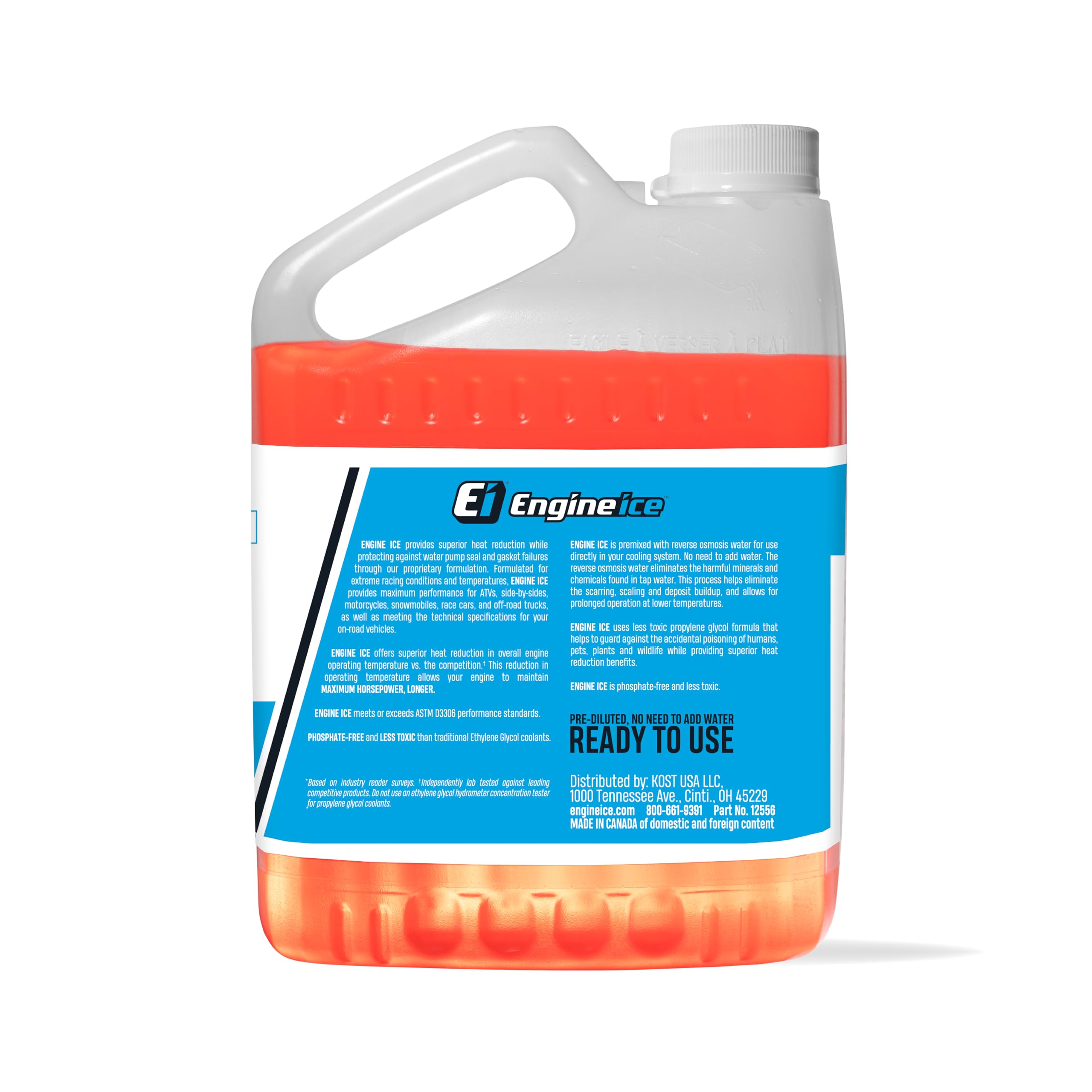 Engine Ice 12556 Hi-Performance SXS/ATV Coolant + Antifreeze 0.5 gal ...