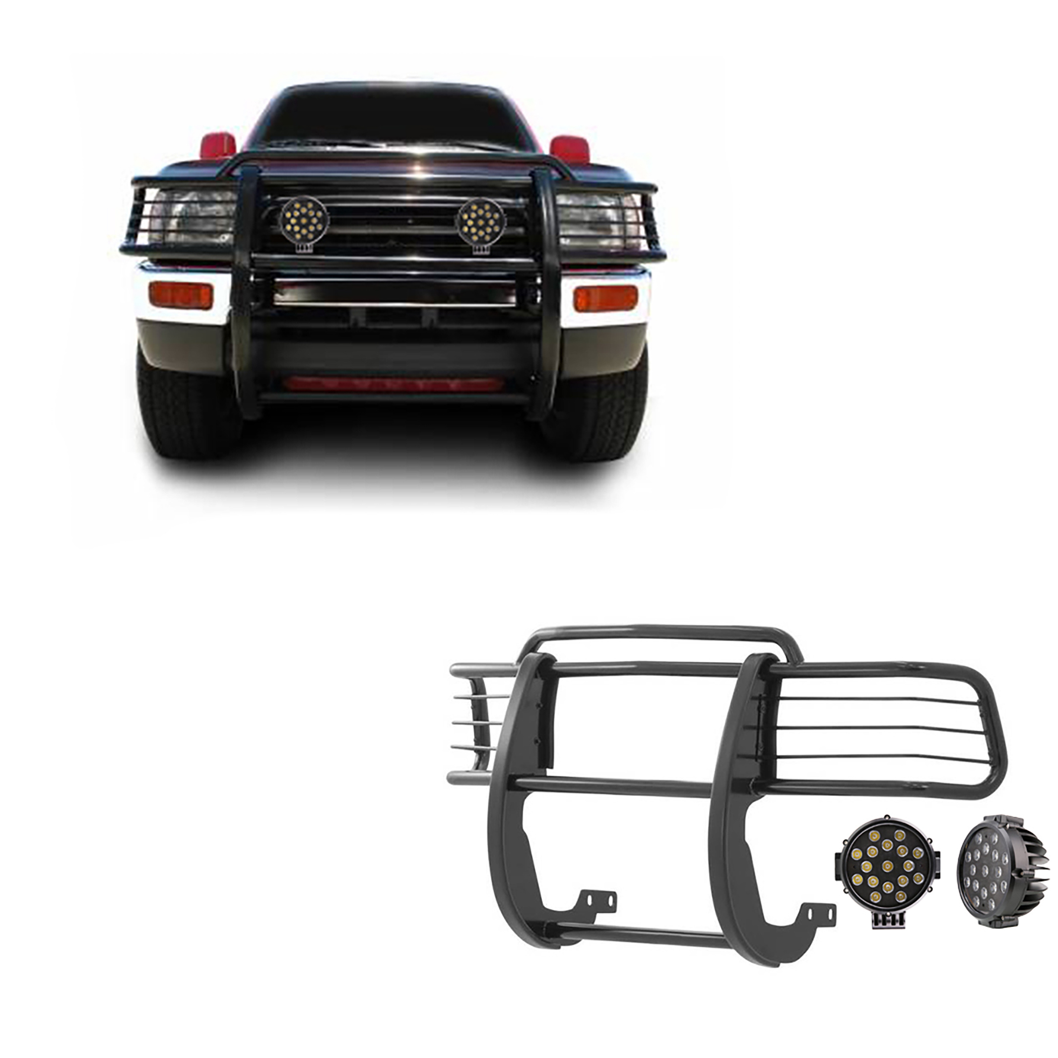 Black Horse 17T80202MA-PLB Grille Guard Kit | Autoplicity