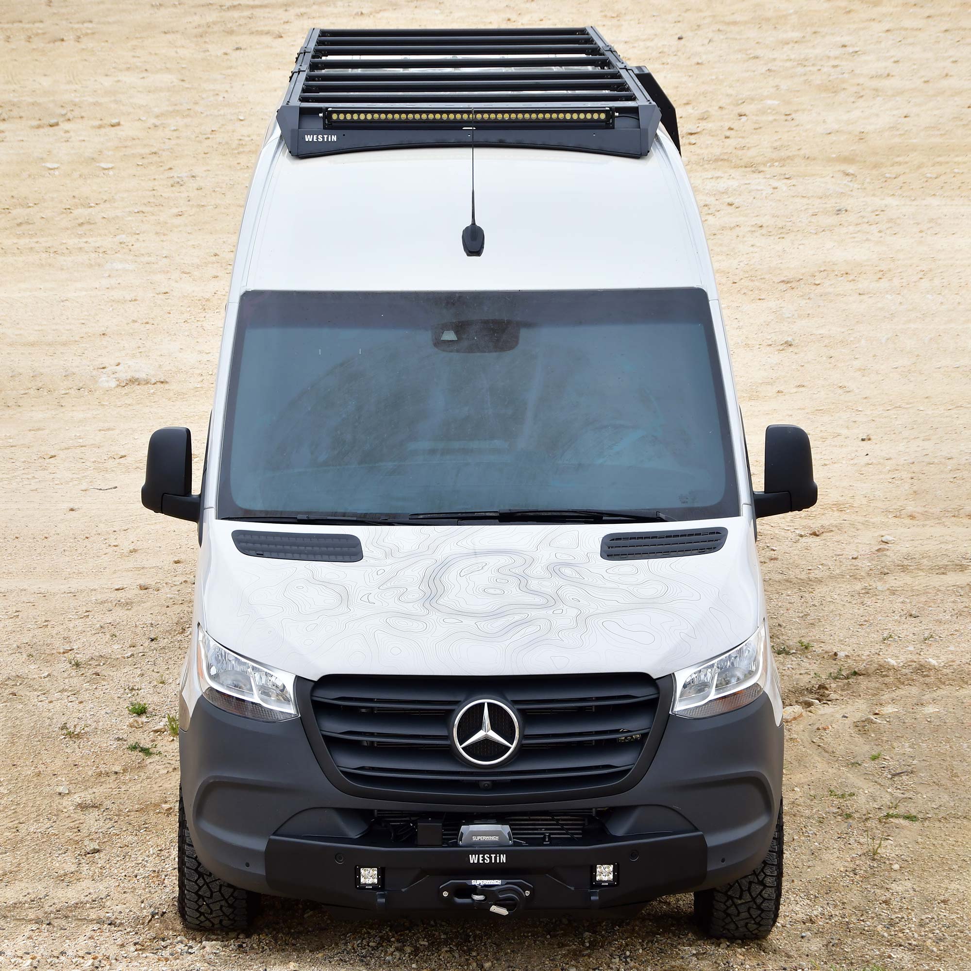 Westin 15-00025 Westin 19-23 Mercedes-Benz Sprinter 144in WB/High Roof ...