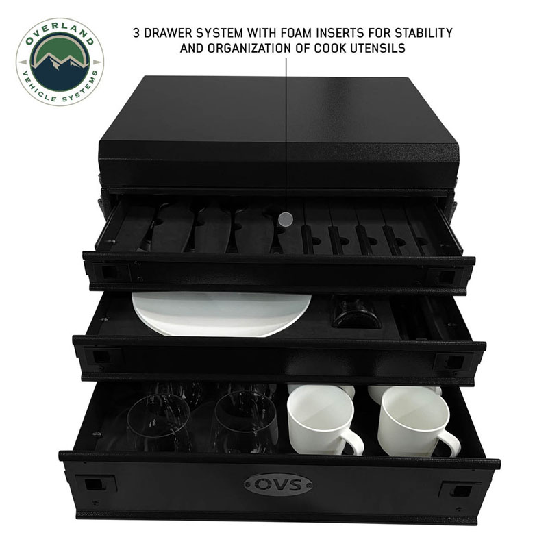 Overland Vehicle Systems 21010502 Overland Kitchen Kit - 39 Piece ...
