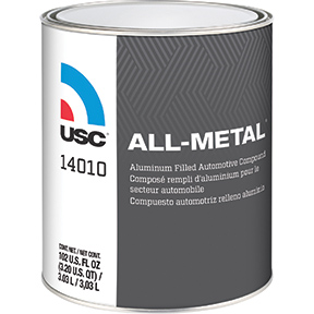US Chemical 14060 All-Metal 14060 Specialty Body Filler, 1 qt Can ...