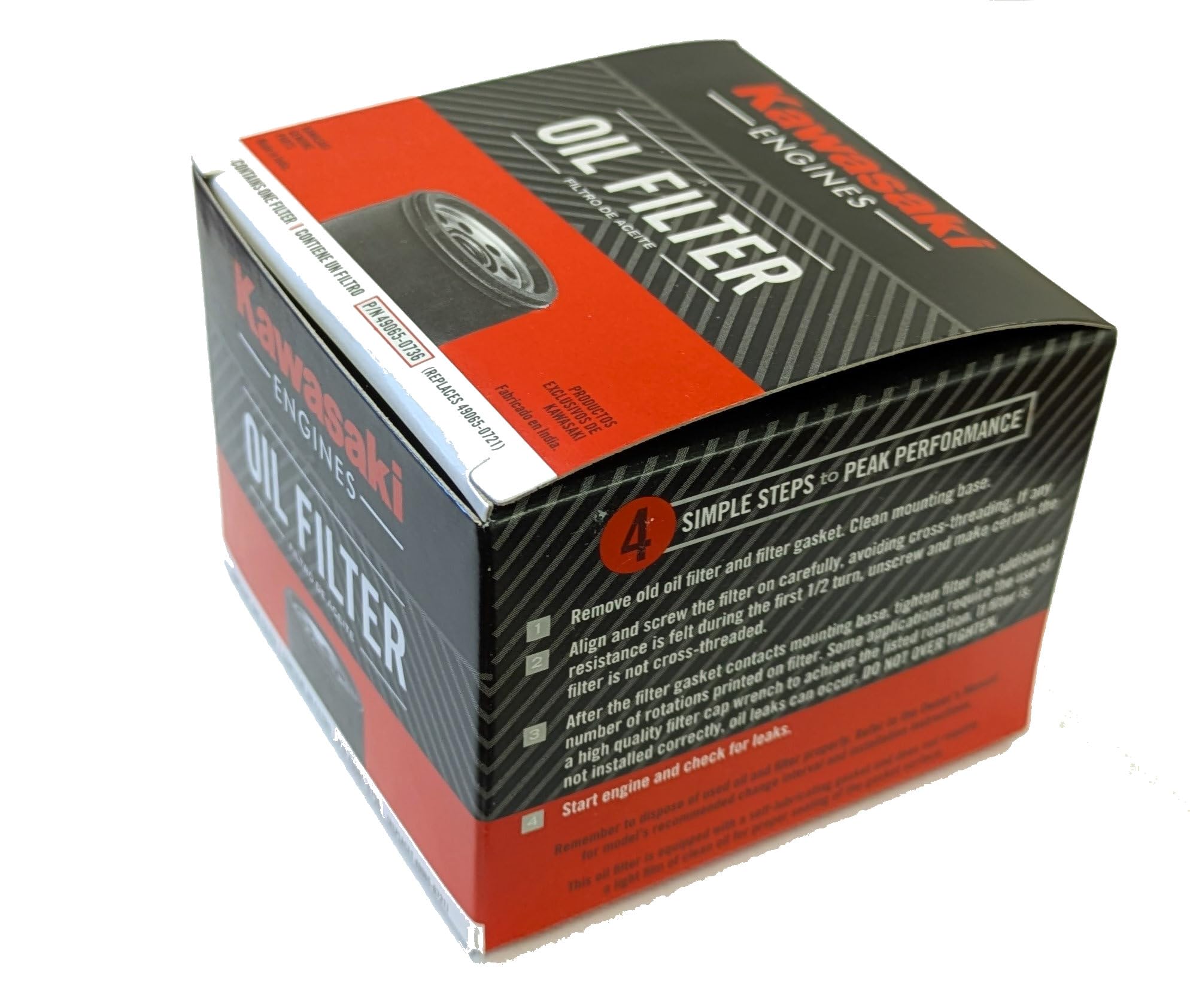 Kawasaki 49065-0736 Oil Filter Replaces 49065-0721, 49065-7007 ...