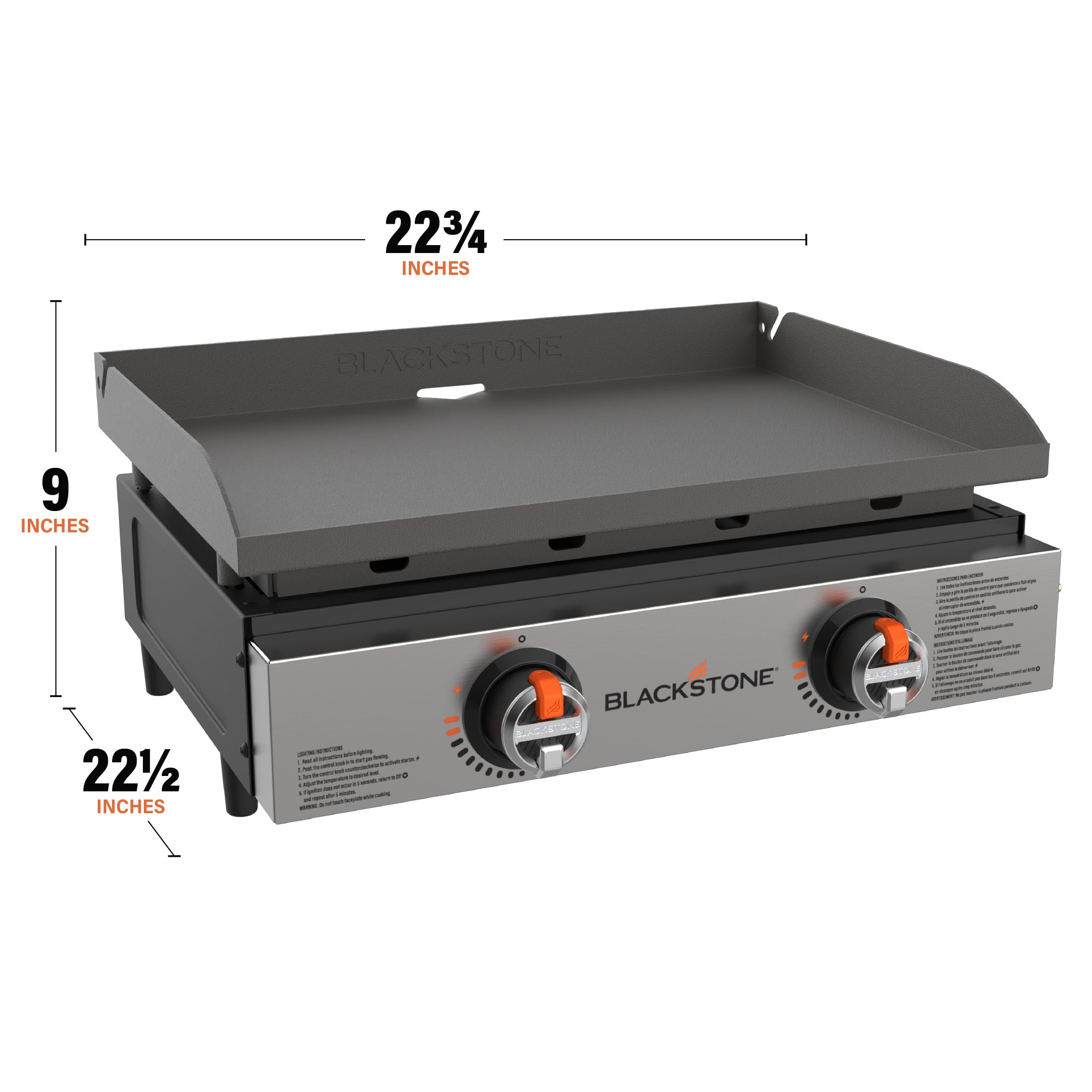 Blackstone 2203 22” Original Tabletop Griddle with Omnivore Griddle ...