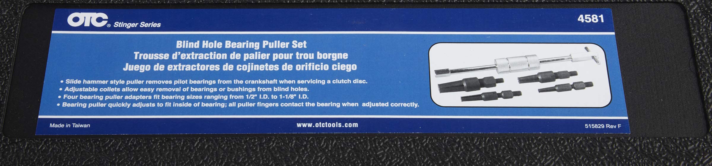 OTC Tools 4581 OTC BLIND HOLE BEARING PULLER SET | Autoplicity
