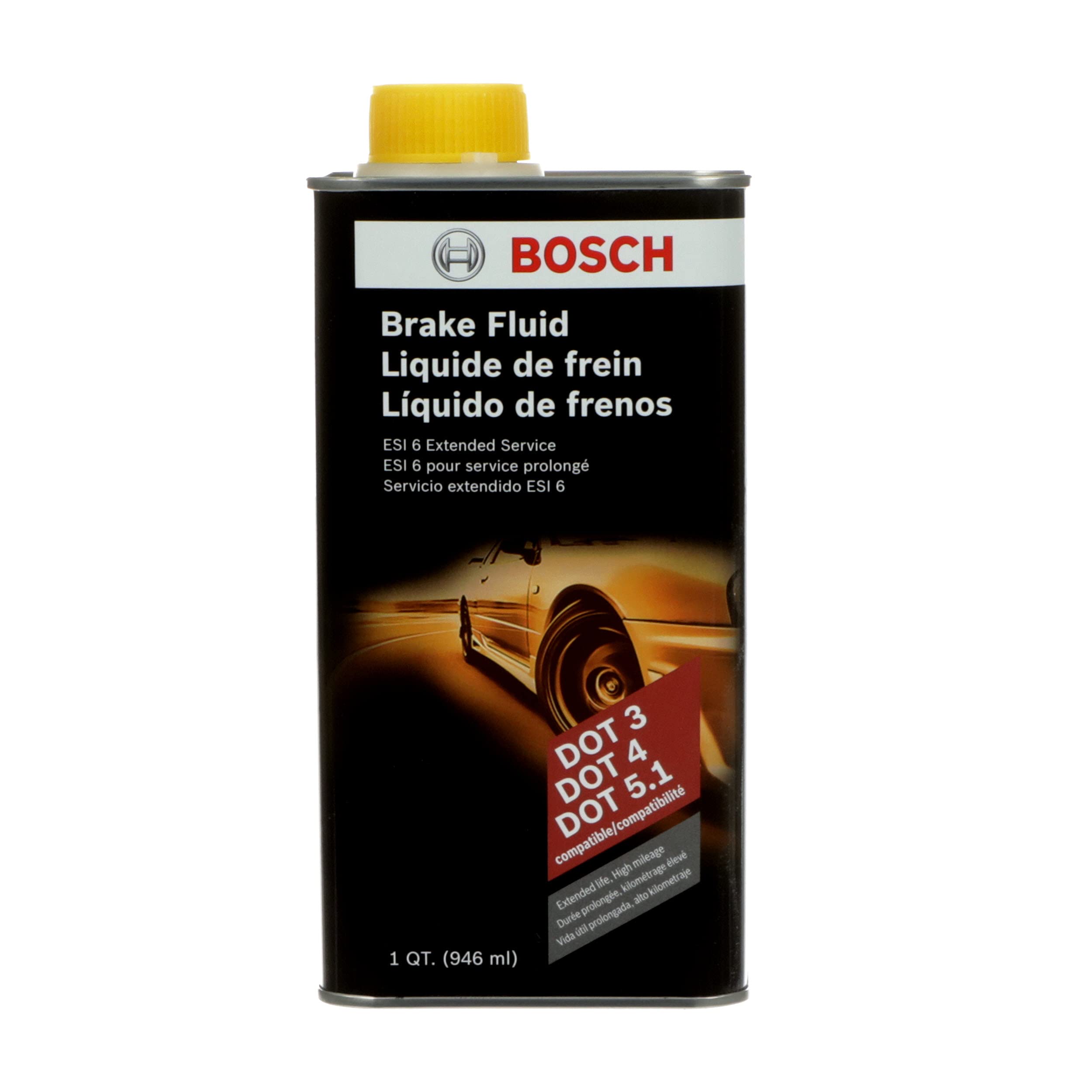 Bosch ESI6-32N Brake Fluid (direct Replacement For Dot 3, Dot 4, And ...