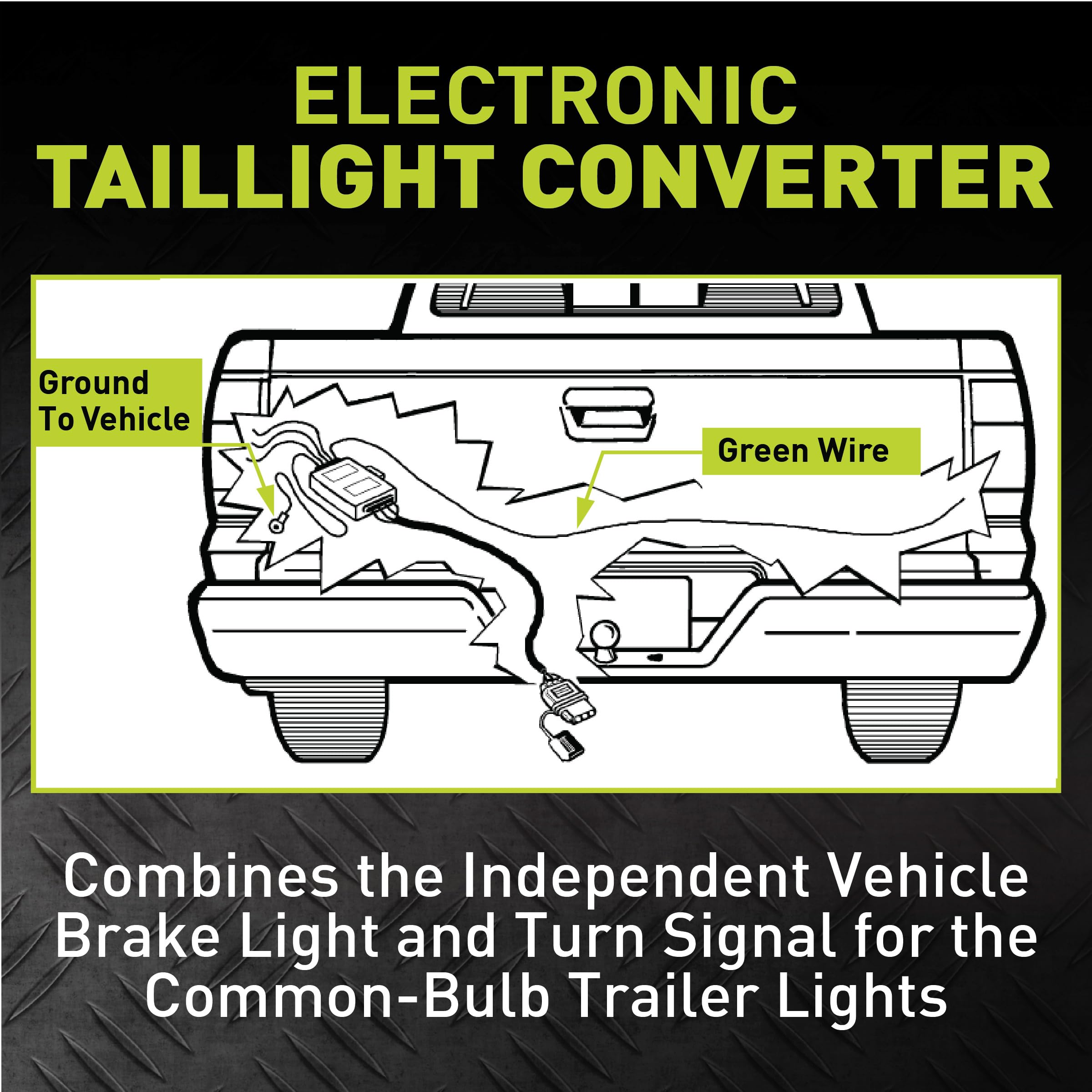 Hopkins 48925 United Marketing Inc. TAILLIGHT CONVERTER 60"W/4FLAT ...