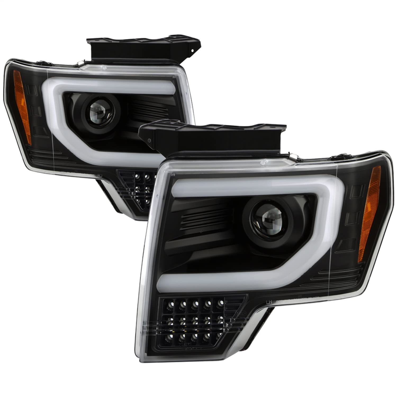 Spyder 5087584 Led Light Bar Projector Headlights | Autoplicity