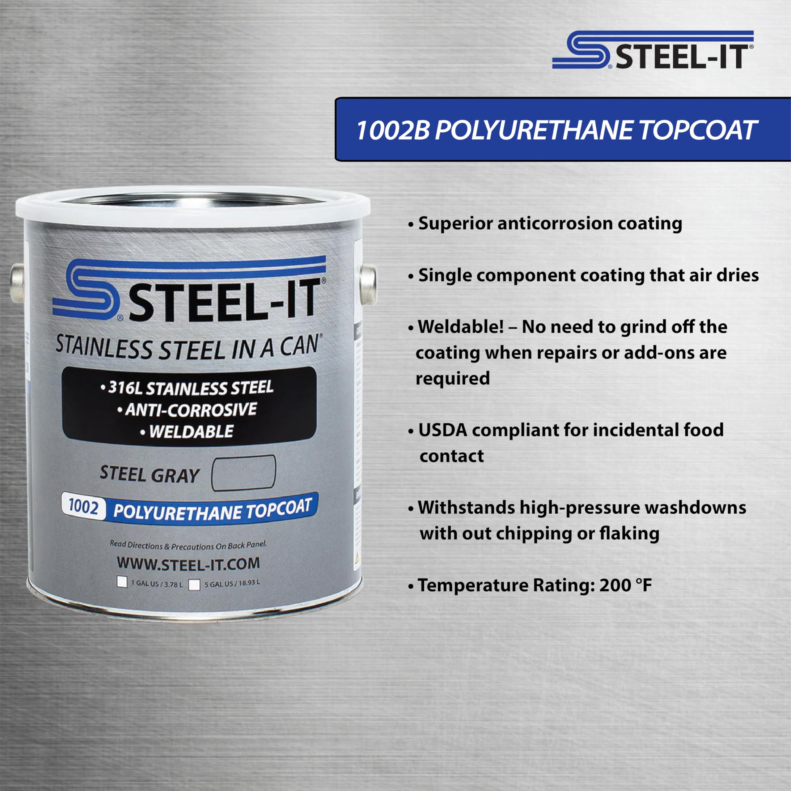 Steel-It 1002G Polyurethane (Gallon) | Autoplicity