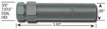 Gorilla Automotive 1921SDKEY Spline Drive Standard Size 6 Spline Key 19 ...