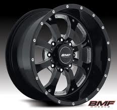 BMF Wheels 661B-010816519 BMF Wheels Novakane Death Metal Black - 20 X ...