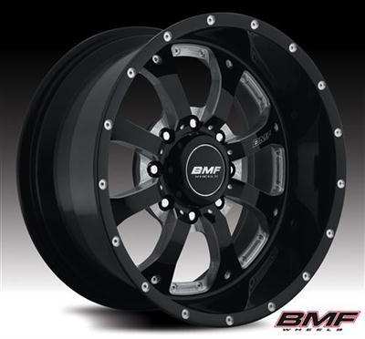 BMF Wheels 661B-010817019 BMF Wheels Novakane Death Metal Black - 20 X ...