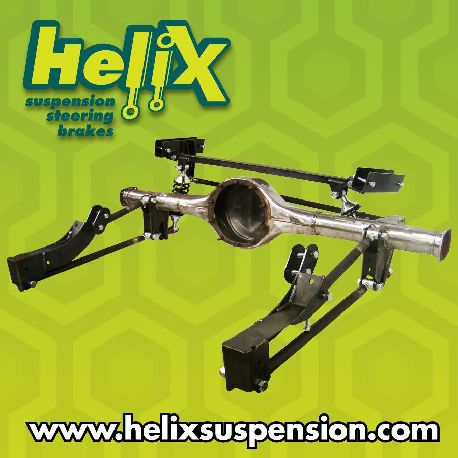 Helix 9190 1964 - 1970 Mustang Bolt-In Deluxe 4-Link Kit With Coilover ...