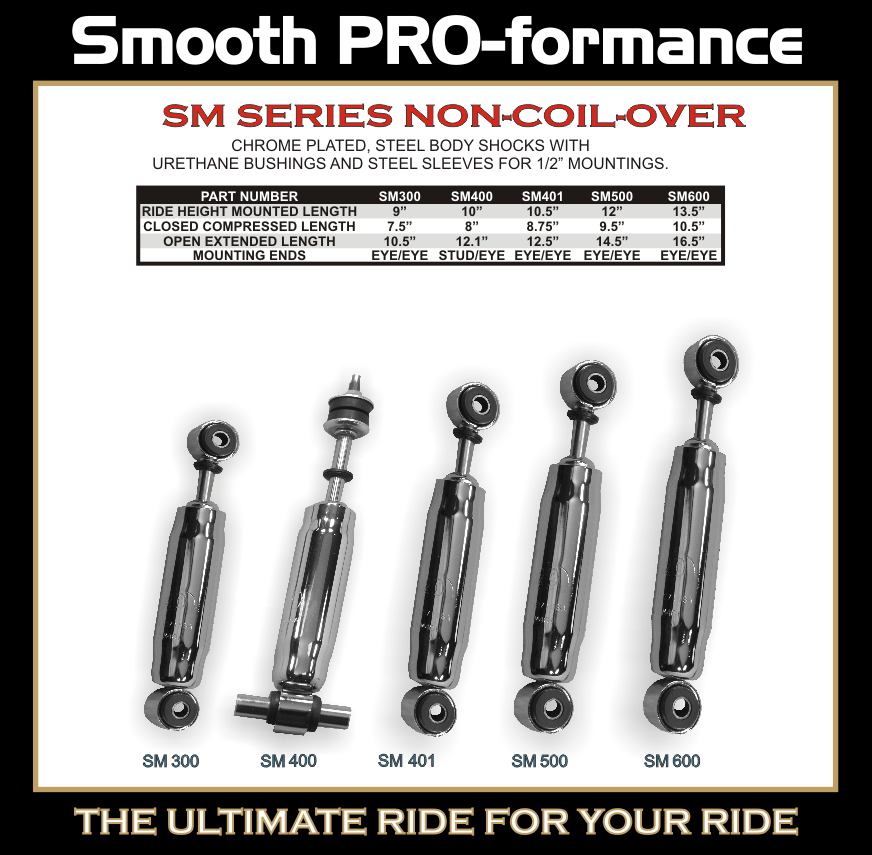 Pro Shock SM400 s SM Series Steel Shocks | Autoplicity