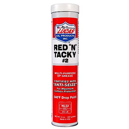 Lucas Oil 10005 Red-N-Tacky Grease14 oz Tube | Autoplicity
