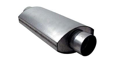 Dynatech 776-14302 Split-Flow Race Mufflers | Autoplicity