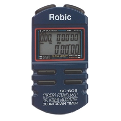 Robic Watches SC-606W Robic SC-606W Stopwatch with 50 Lap Memory ...
