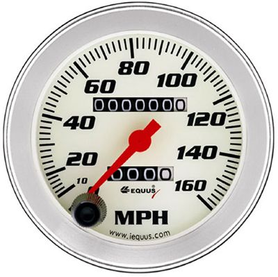 Equus Gauges 8076 Equus Products 3 3/8" SPEEDOMETER | Autoplicity