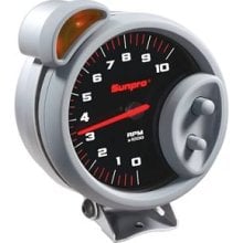 Sunpro CP7900 Sport Super Tachometer - Black Dial | Autoplicity
