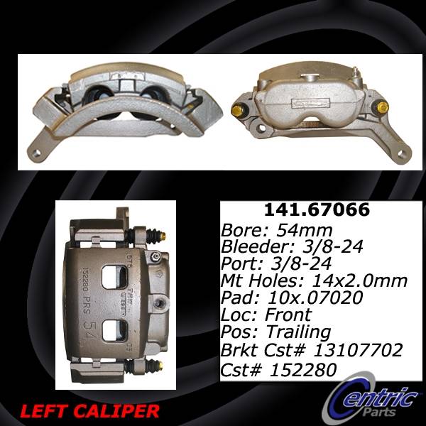 Centric 141.67066 Semi Loaded Caliper | Autoplicity