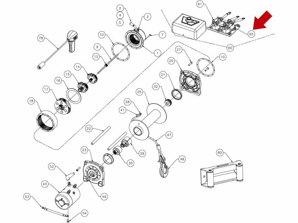 Warn 72631 For Warn Vr10000 Winch; 12 Volt | Autoplicity
