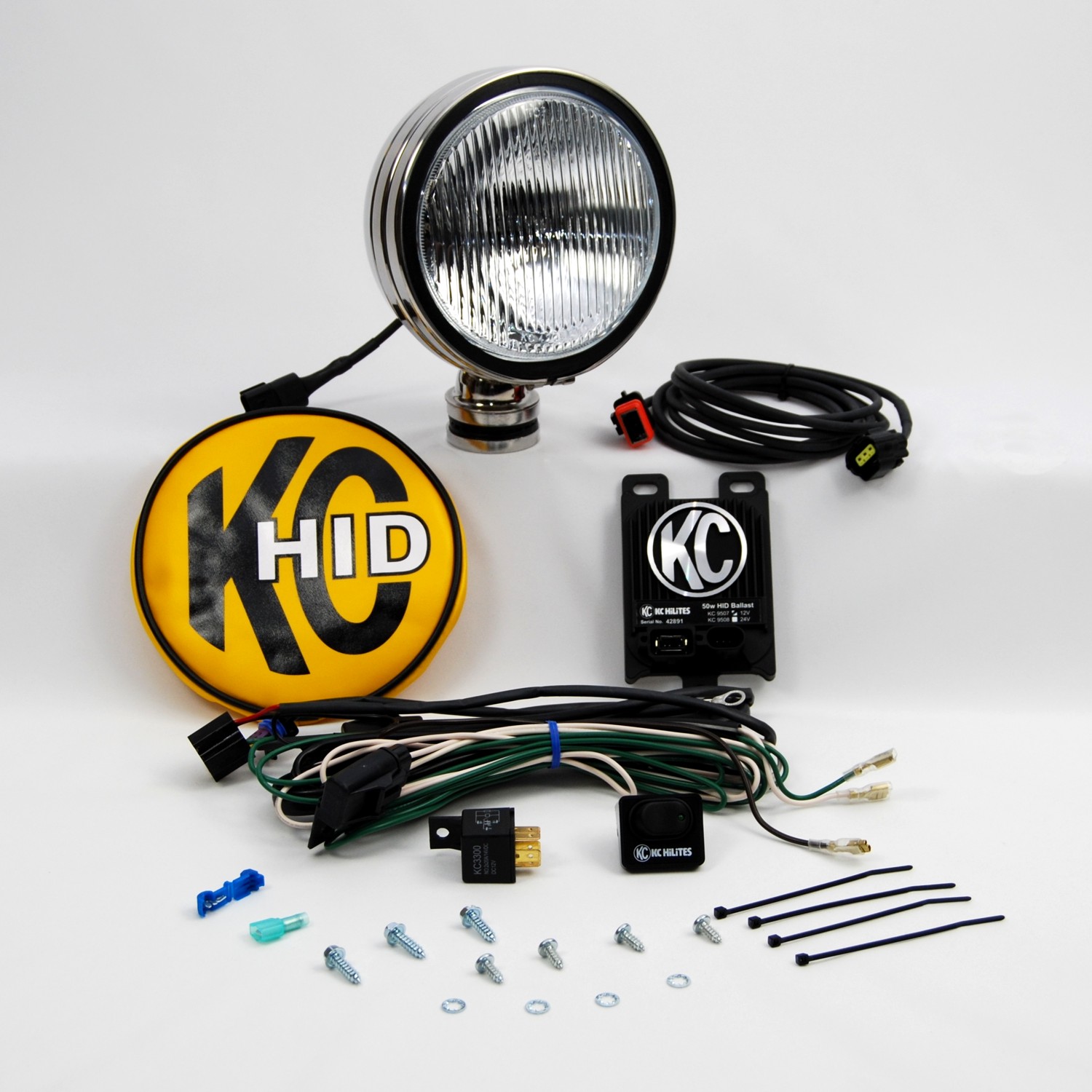 KC HiLiTES 1668 HID: 6in Round Fog SS 12v-55w (ea) | Autoplicity