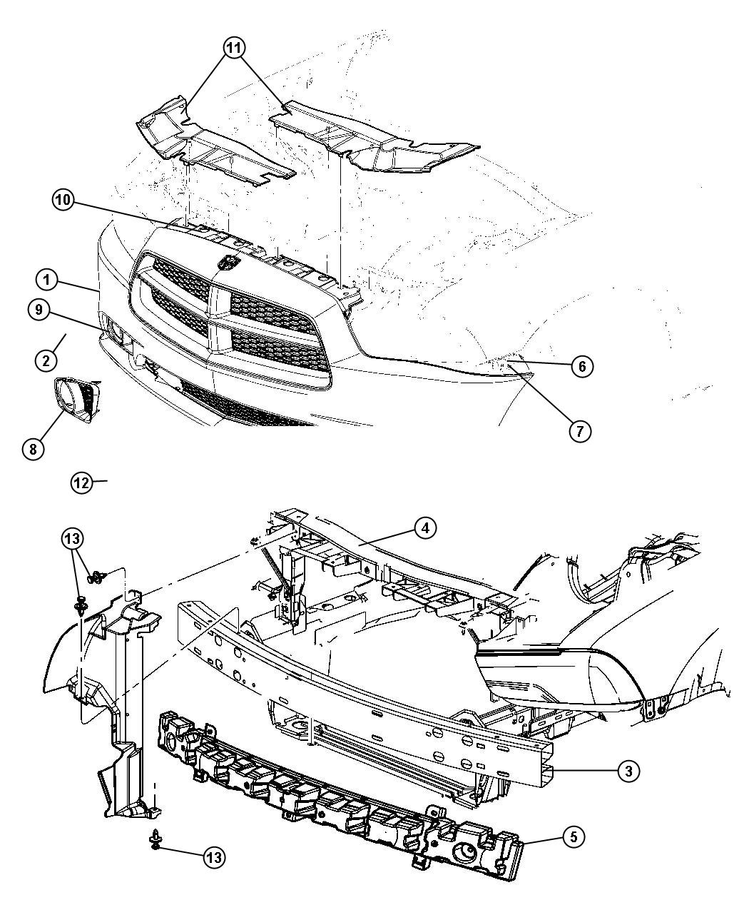 Mopar Performance 68092596AA MOPAR Fascia | Autoplicity
