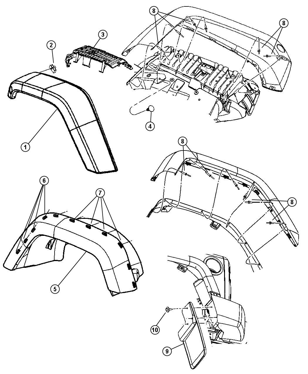 Mopar Performance 68033045AA MOPAR Clip | Autoplicity