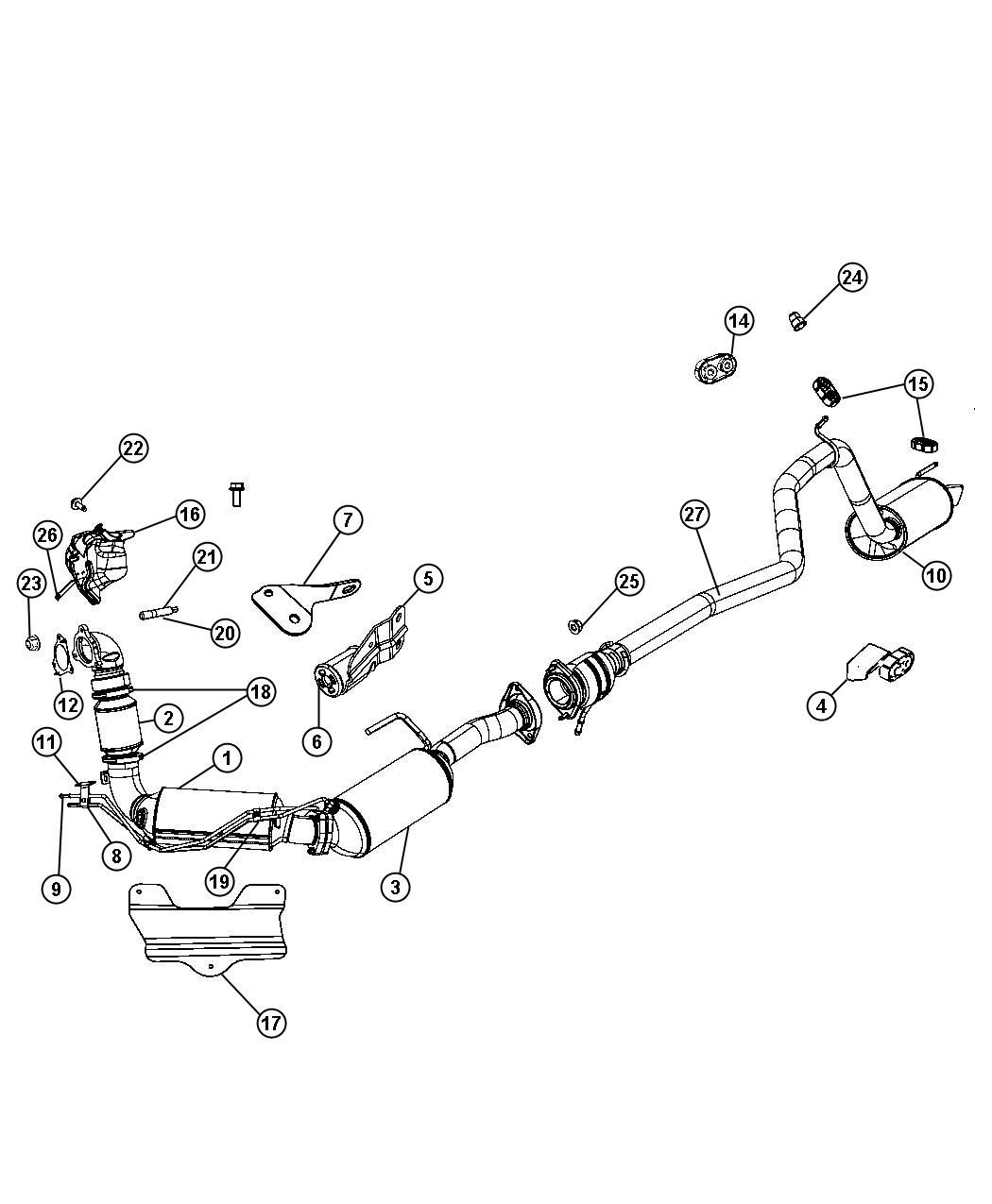 Mopar Performance 68012070AA MOPAR Seal | Autoplicity