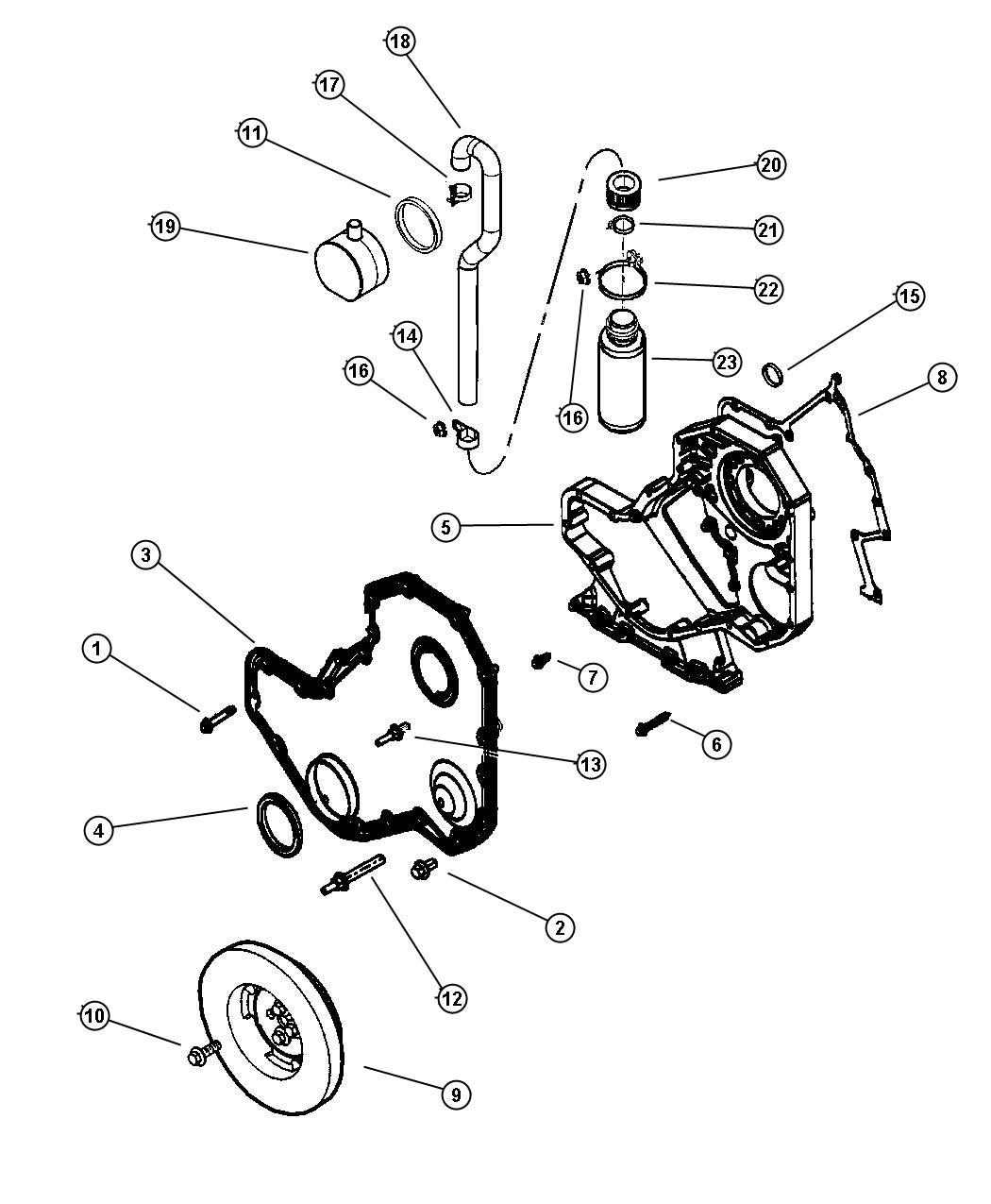 Mopar Performance 68027026AA MOPAR Seal Crankshaft Oi | Autoplicity