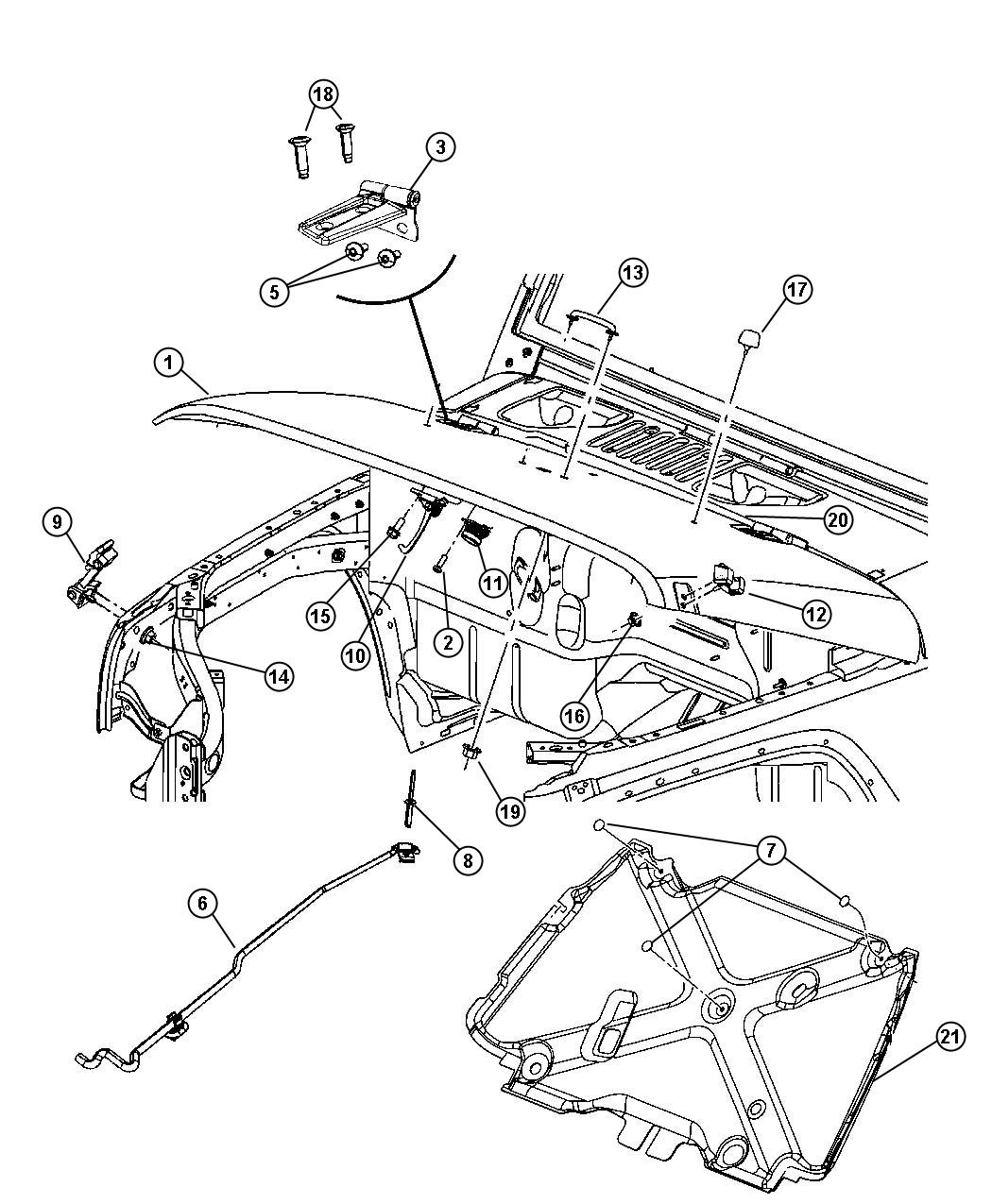 Mopar Performance 55395653AF MOPAR Latch | Autoplicity