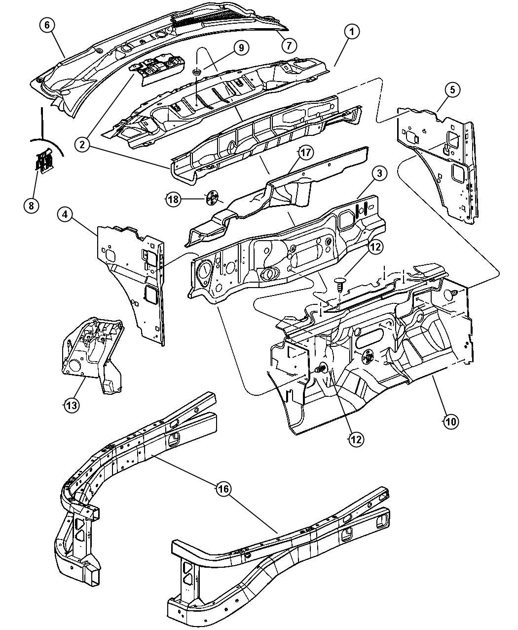 Mopar Performance 55362453AK MOPAR Panel | Autoplicity