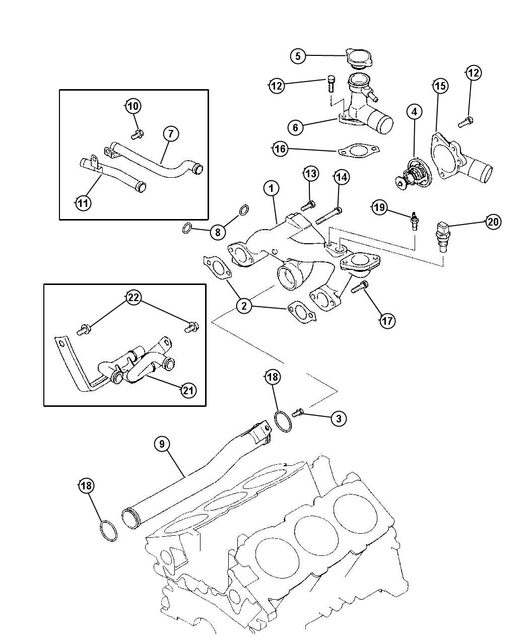 Mopar Performance 56027873 MOPAR Sensor Coolant Tem | Autoplicity