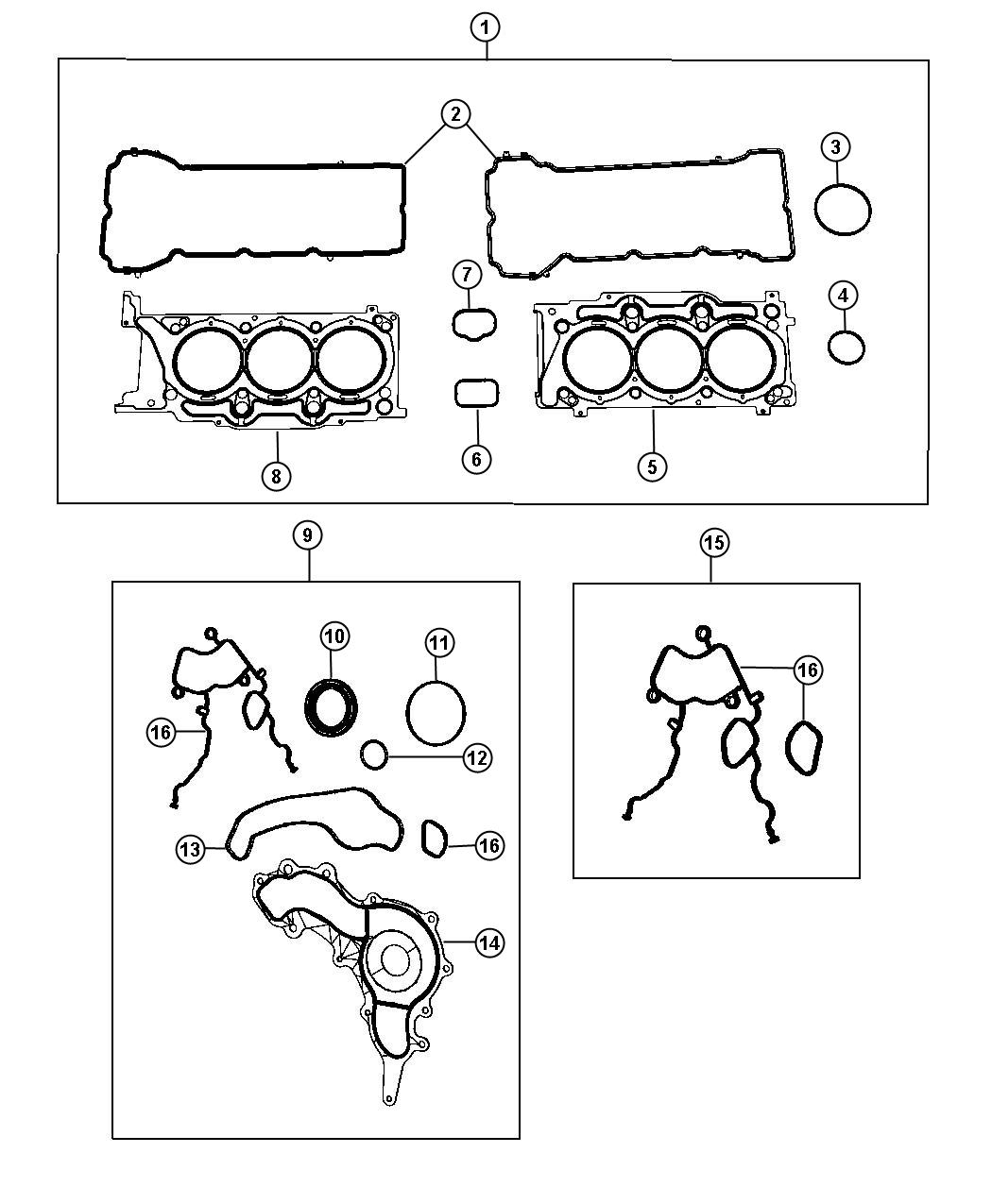 Mopar Performance 68087340AA MOPAR Gasket | Autoplicity