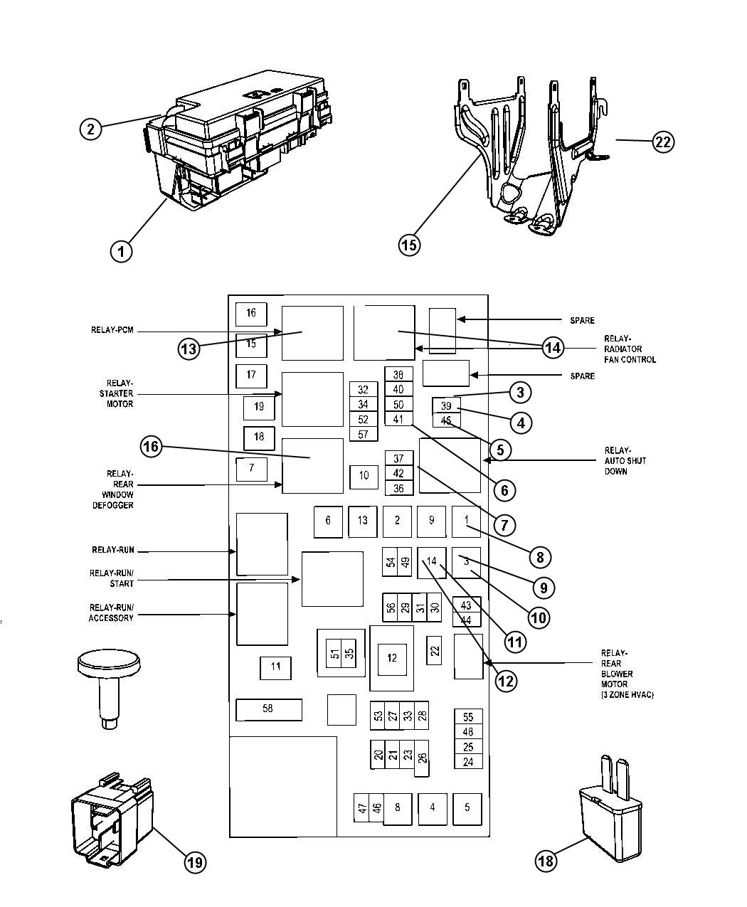 Mopar Performance 56007078AB MOPAR Relay | Autoplicity