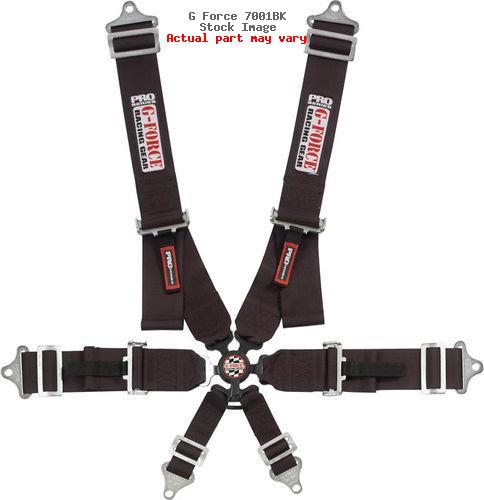 G-Force Racing 7001BK Seat Belts and Harnesses | Autoplicity