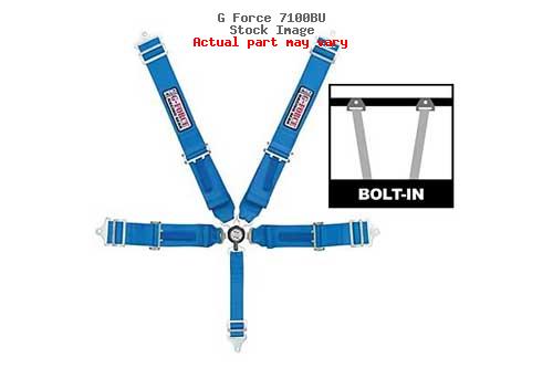 G-Force Racing 7100BU Seat Belts and Harnesses | Autoplicity