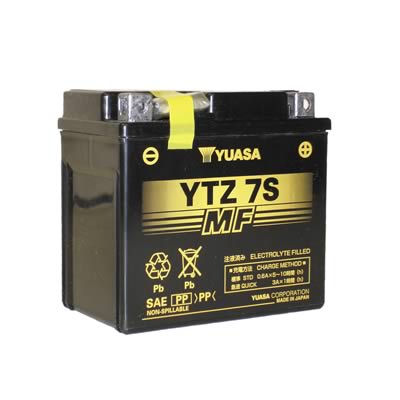 Yuasa Batteries YTZ7S in our Batteries Department | Autoplicity