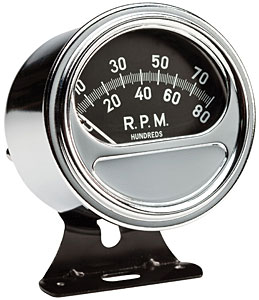 Sunpro FZ88R 3-3/8" Retro Tachometer | Autoplicity