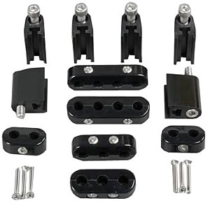 Taylor Made 42502 V-8 Vertical Wire Loom Kit 7-8mm Vertical | Autoplicity