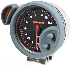 Sunpro CP7900 Sport Super Tachometer - Black Dial | Autoplicity
