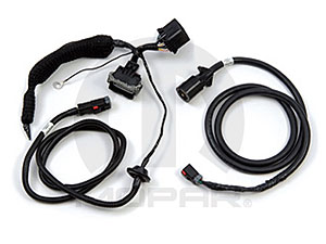 Mopar Performance 82211156AB 2007-2014 Jeep Wrangler Tow Vehicle Wiring ...